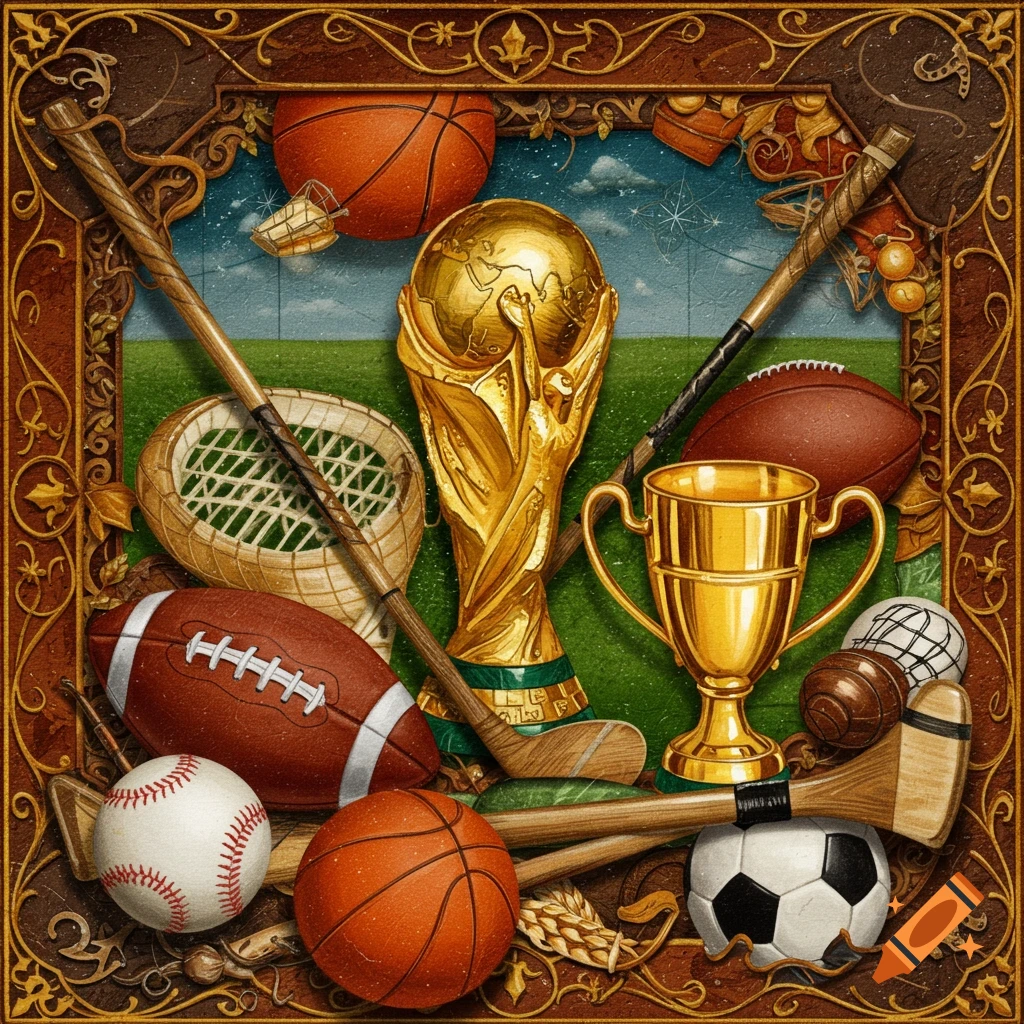 Sports Poster created on Craiyon