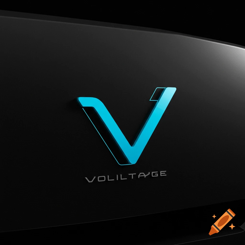 Audi Voltage logo design on Craiyon