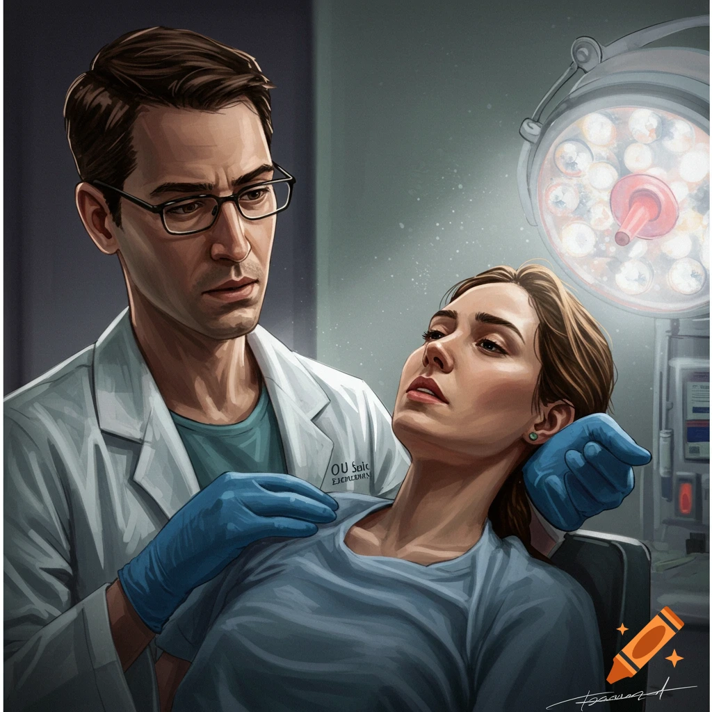 Drawing depicting the ethical dilemma of patient autonomy vs doctor's ...