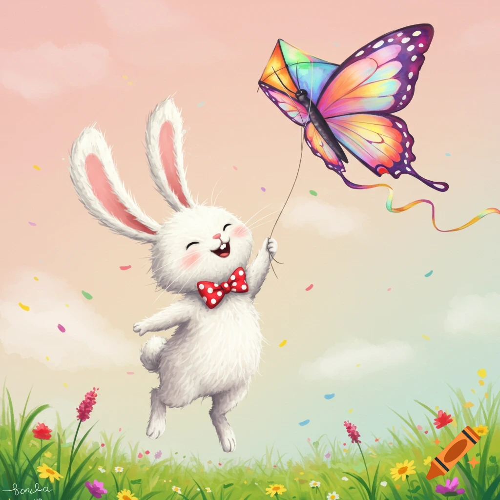 Lazy bunny on Craiyon