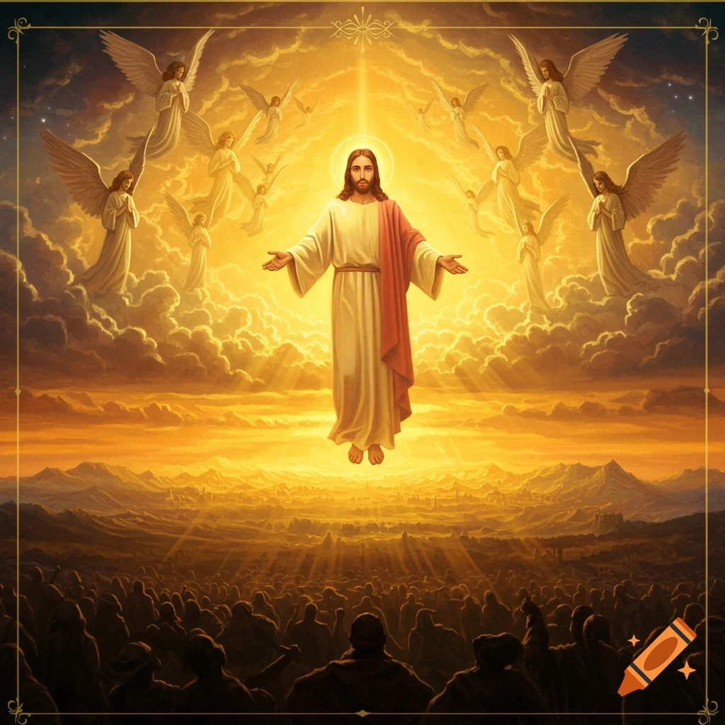 Second Coming of Christ on Craiyon