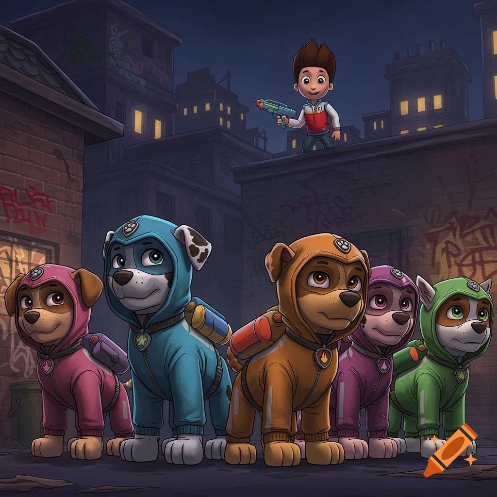 Paw Patrol created on Craiyon