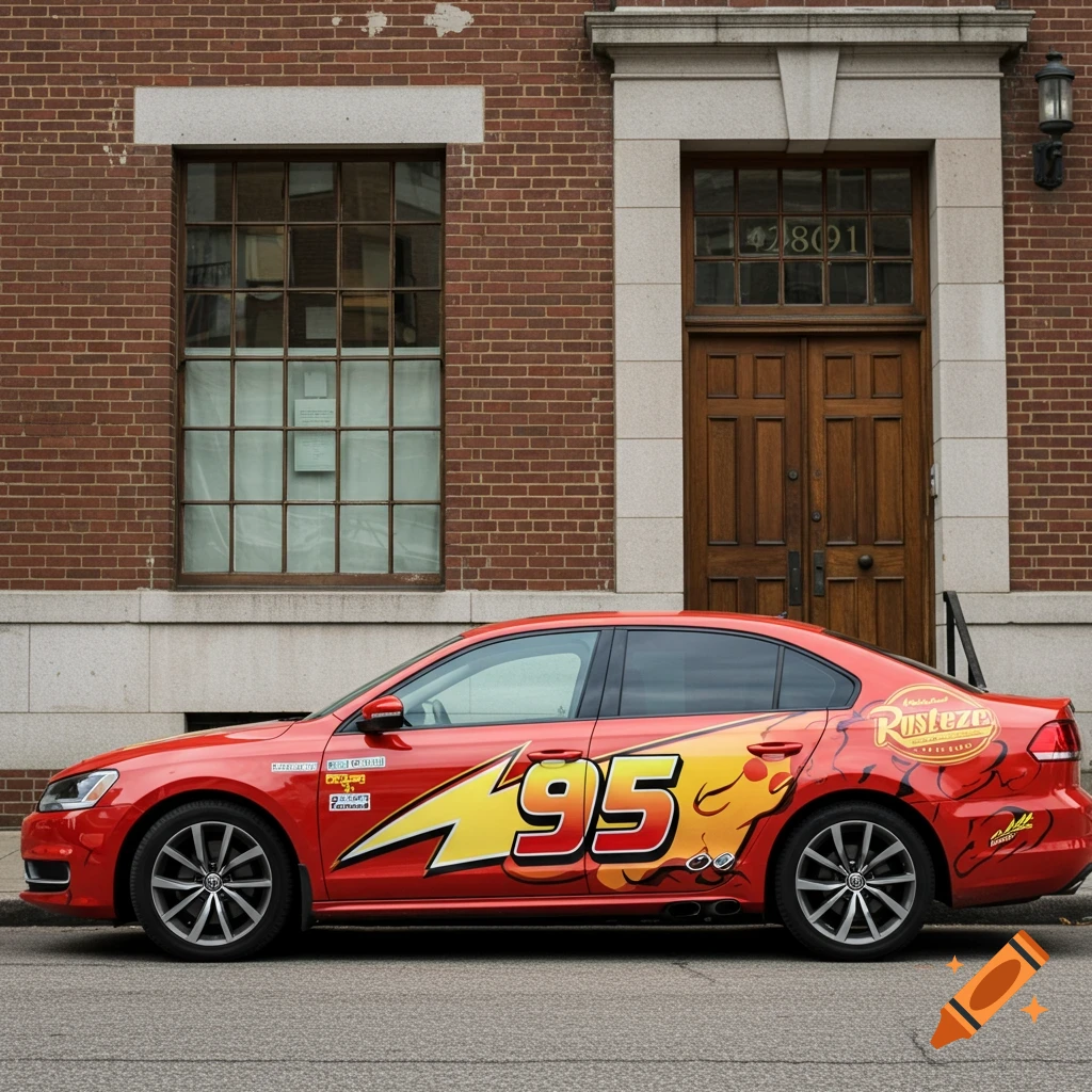 Pixar Cars Style created on Craiyon