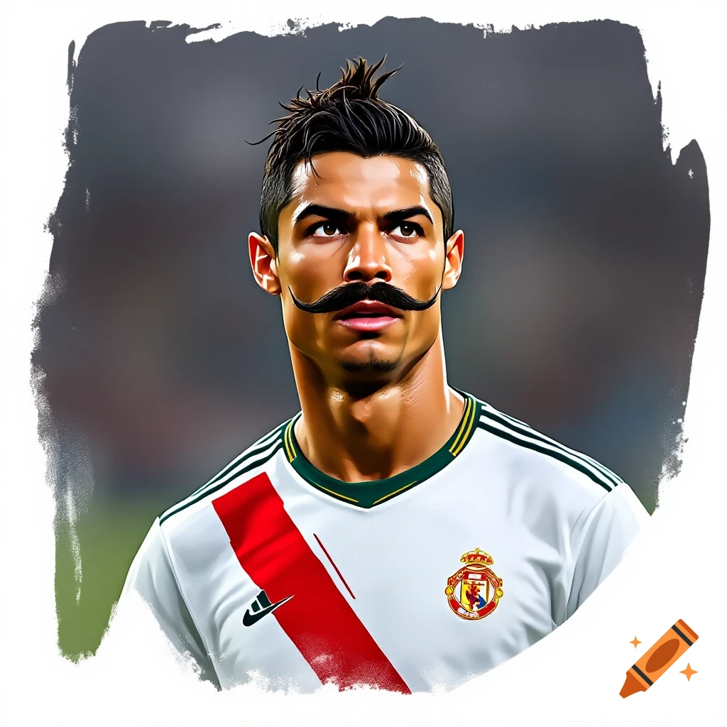 Cristiano Ronaldo depicted as an ancient Greek warrior on Craiyon