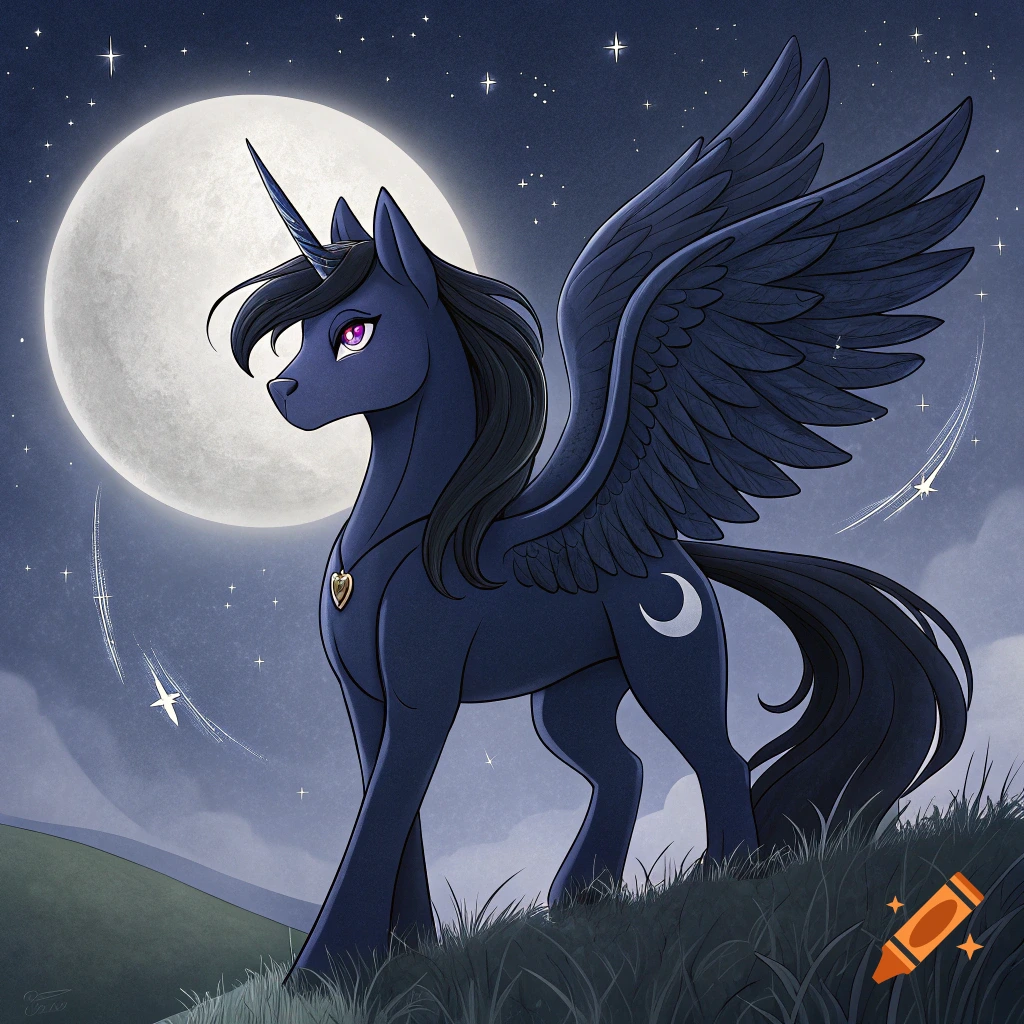 Nightmare Moon created on Craiyon