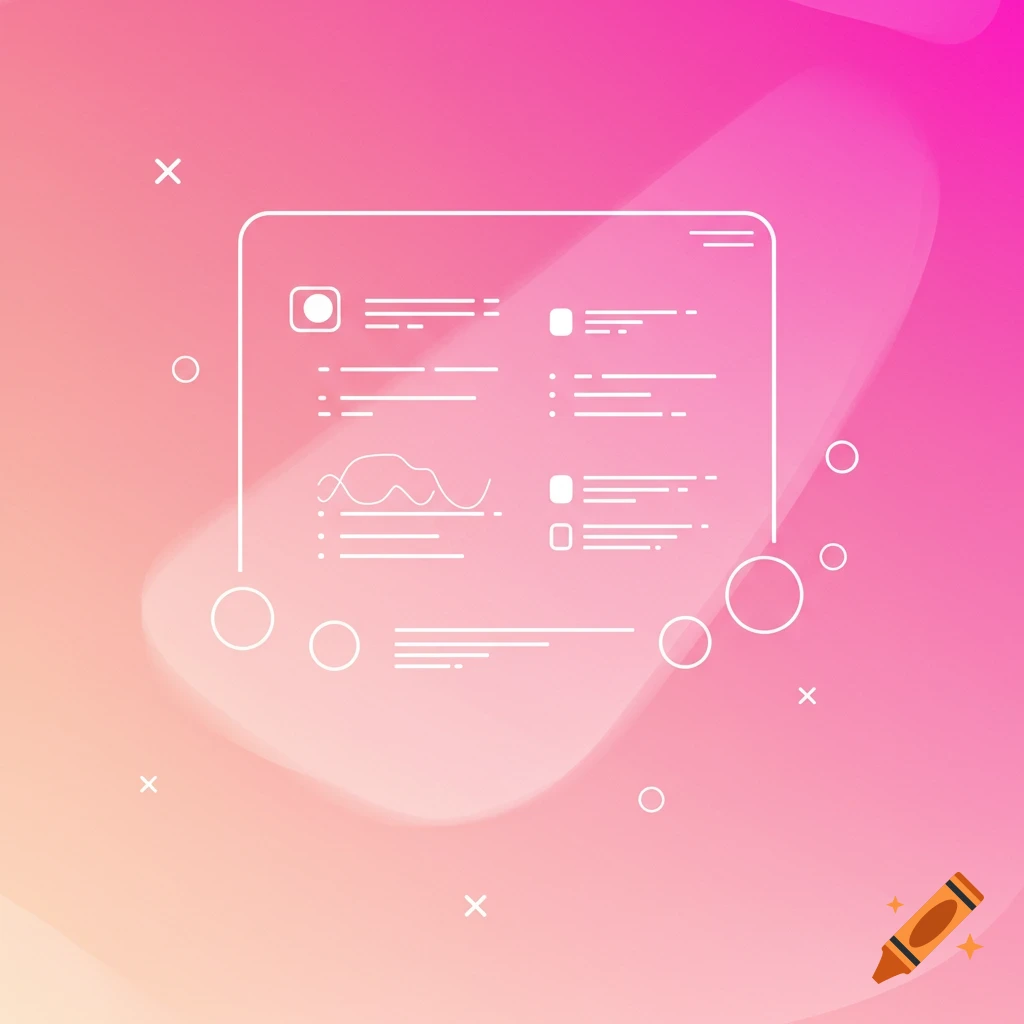 Data hub website layout on Craiyon