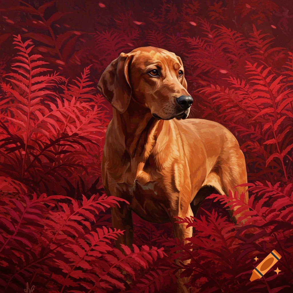 Redbone Coonhound on Craiyon