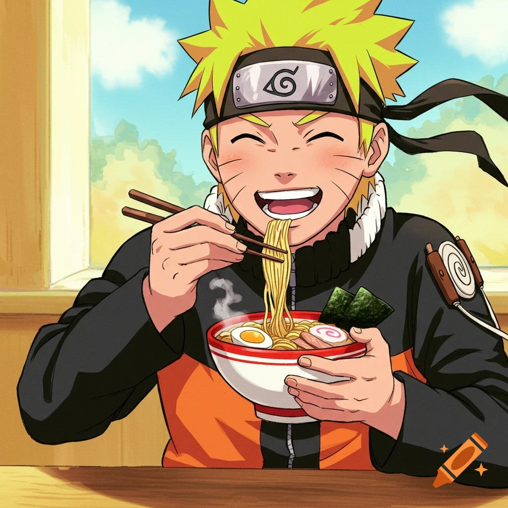 Anime illustration of Naruto Uzumaki doing a powerful kick in the air ...