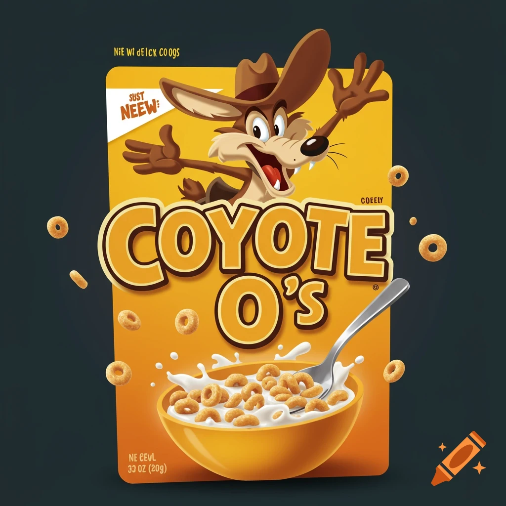 Hand holding a box of Kellogg's cereal with a bowl of cereal and milk ...