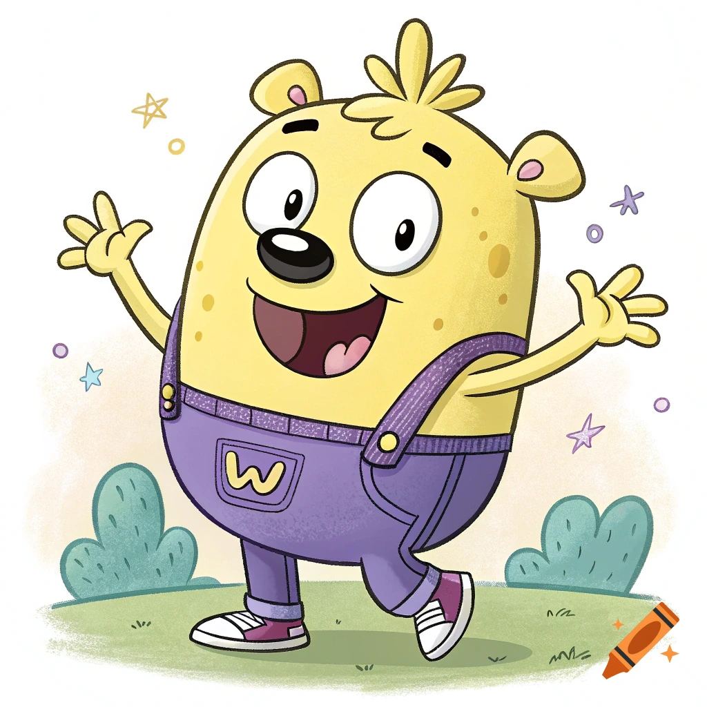 Wubbzy from Wow Wow Wubbzy cartoon on Craiyon