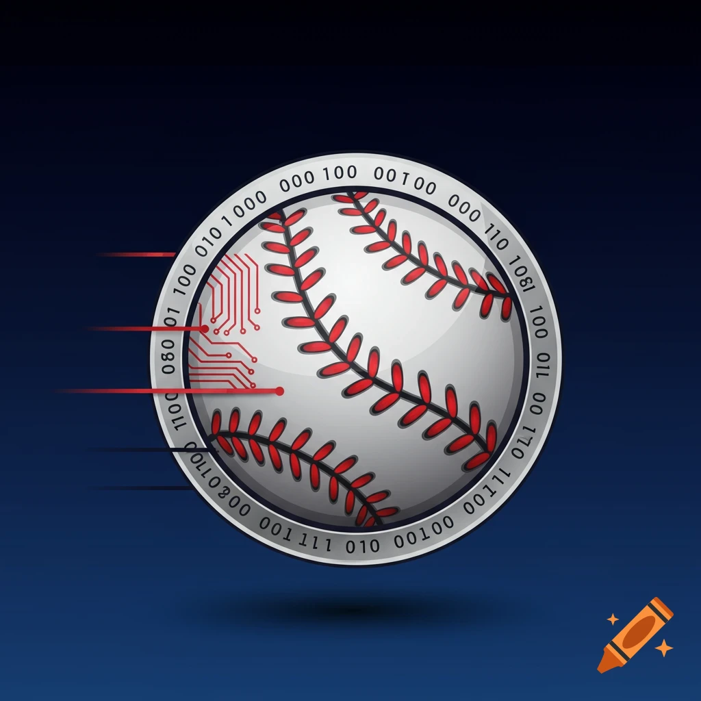New Year 2024 baseball logo with ball drop design and Happy New Year ...