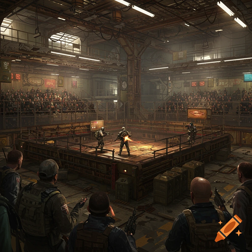 Warzone gulag on Craiyon