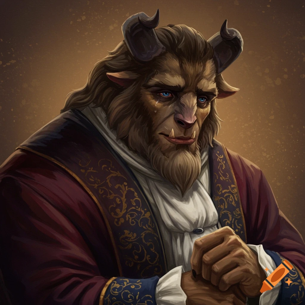 Baby Beast From Beauty and the Beast created on Craiyon