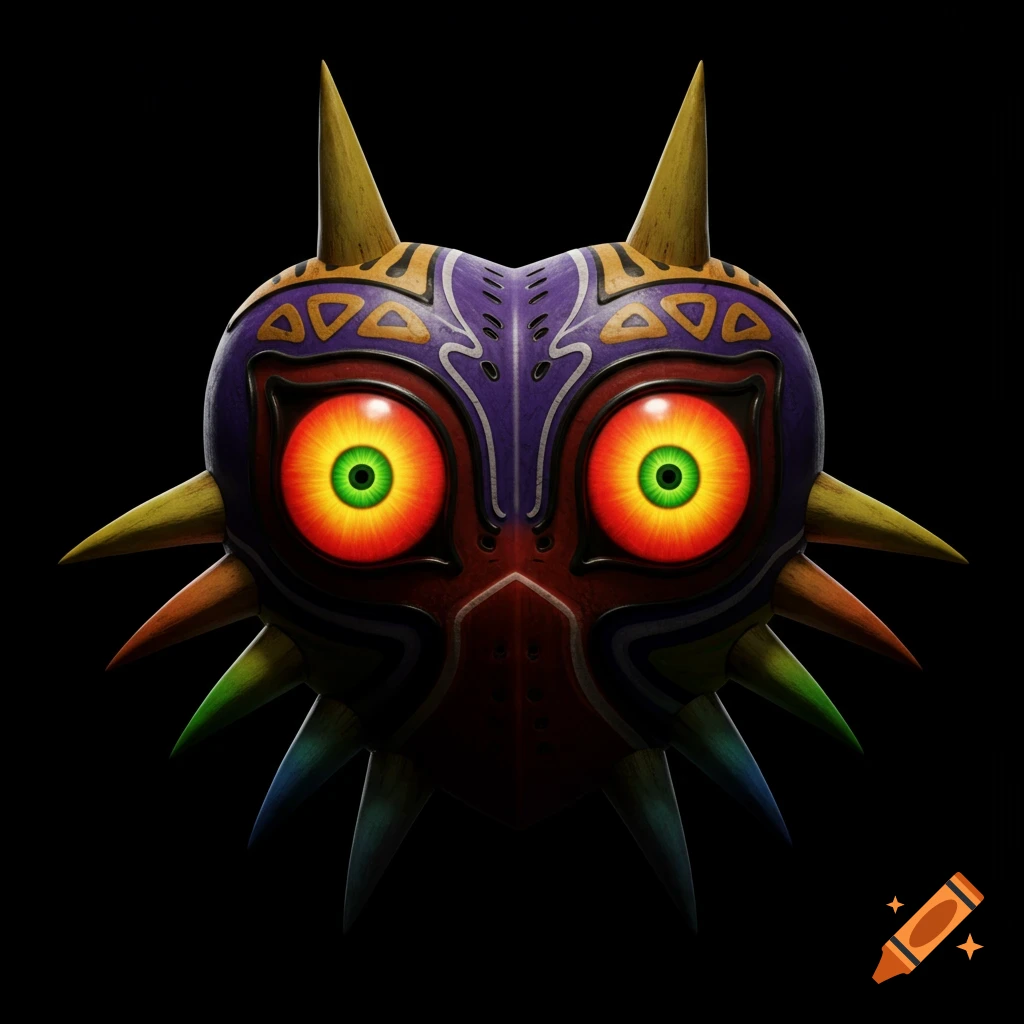 Mask images created on Craiyon