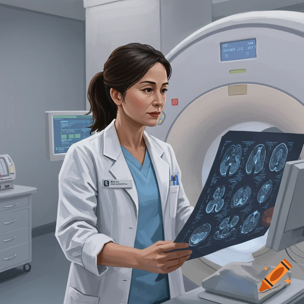 MRI technology in medical imaging on Craiyon