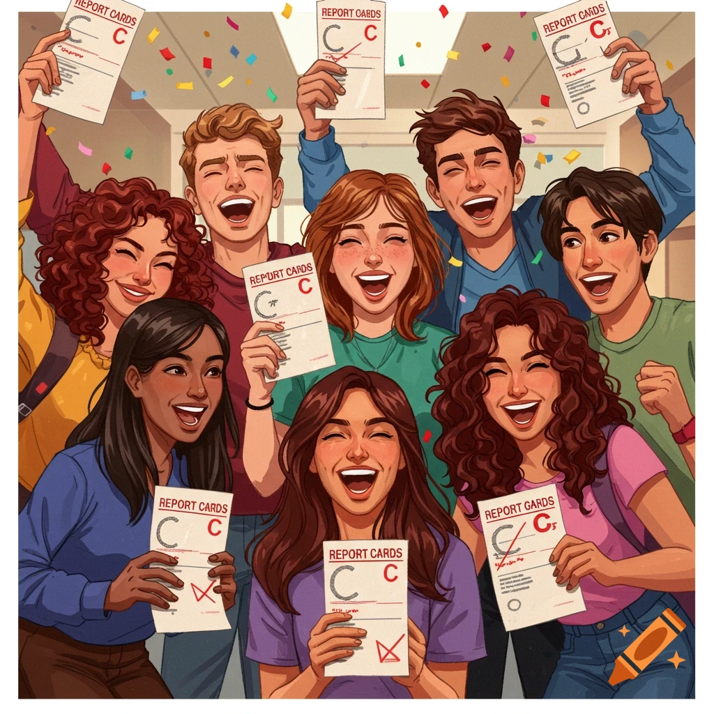 People happy with their report card on Craiyon