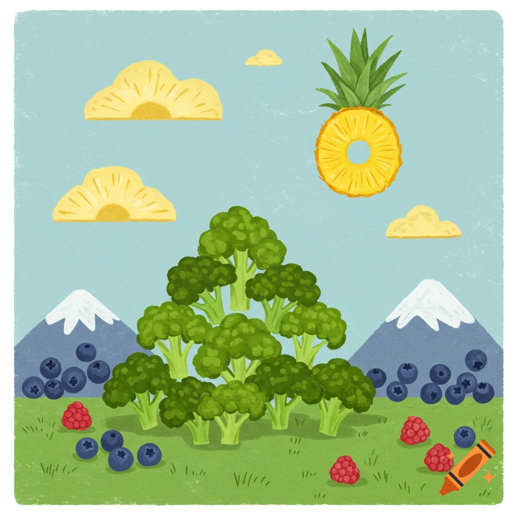 Landscape Emoji created on Craiyon