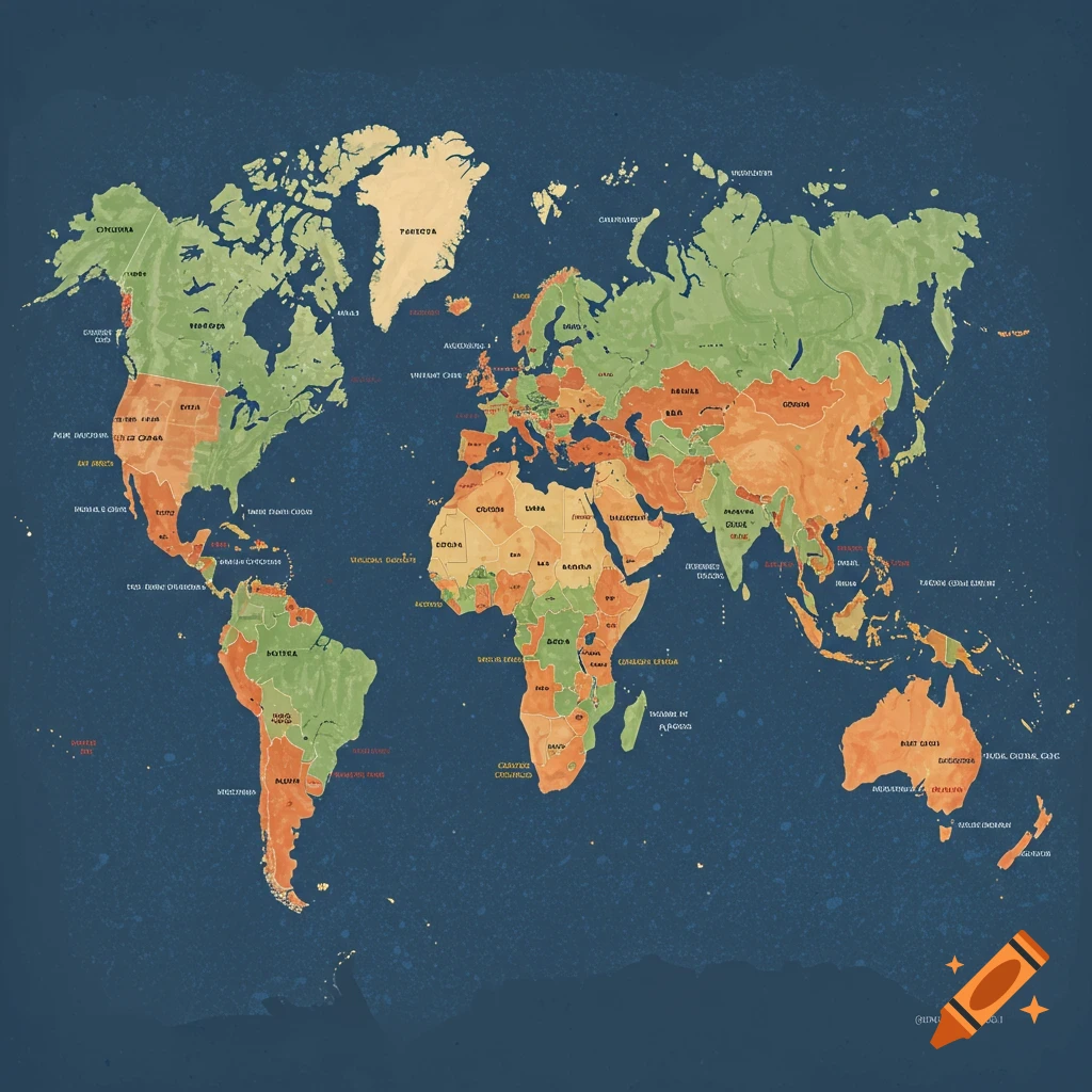 Real-world Map Recreation on Craiyon