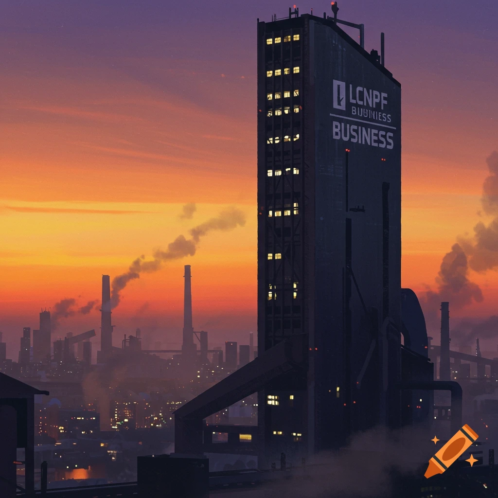 Methanol production plant with storage tanks and water treatment ...