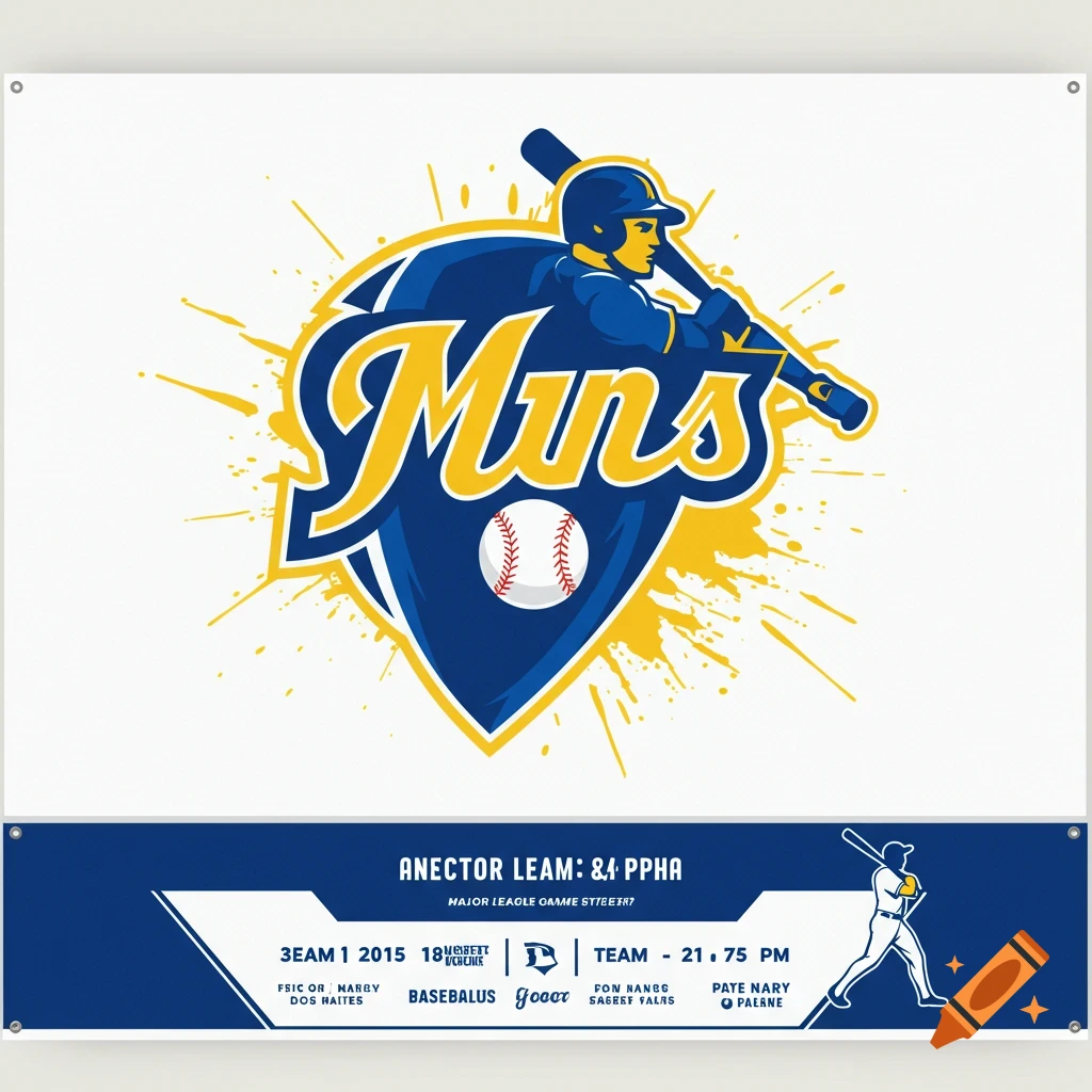 Vancouver Storm baseball team logo, navy blue and gray on Craiyon