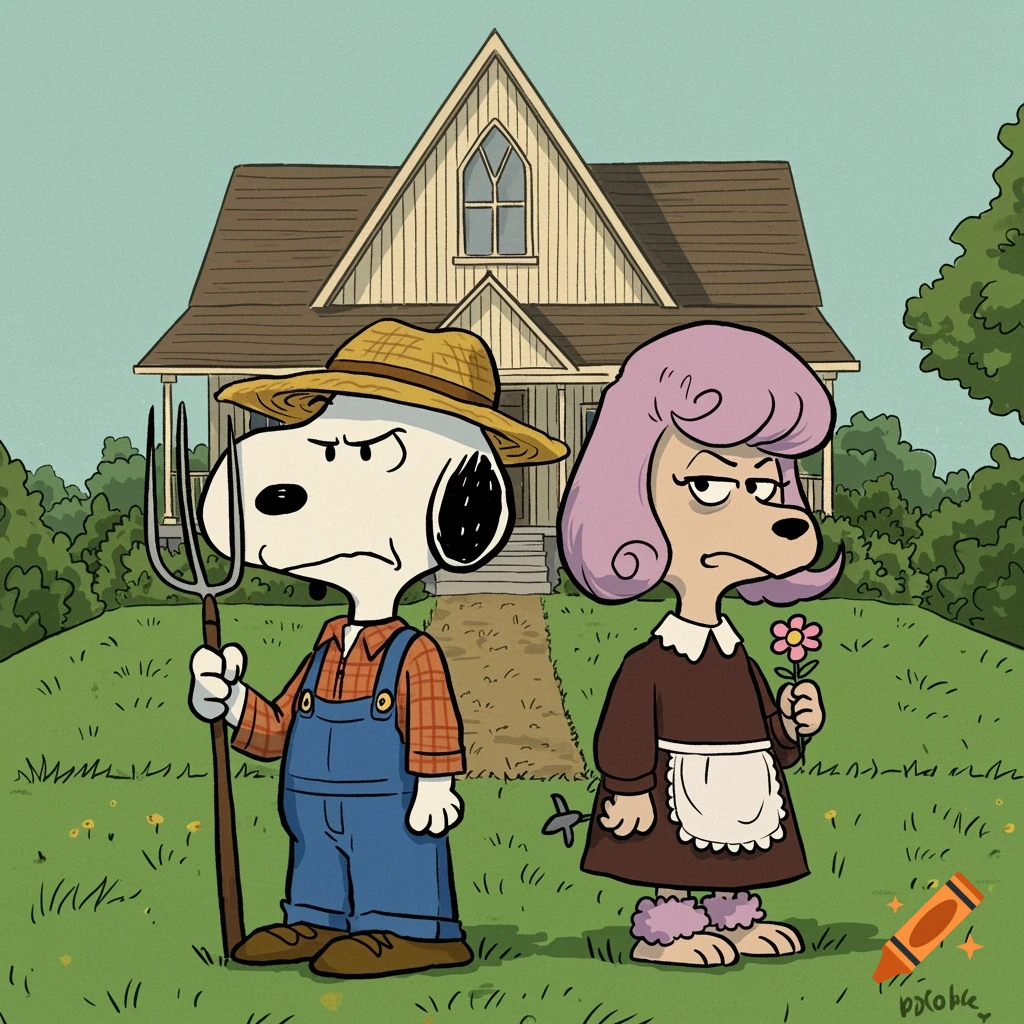 Peanuts images created on Craiyon