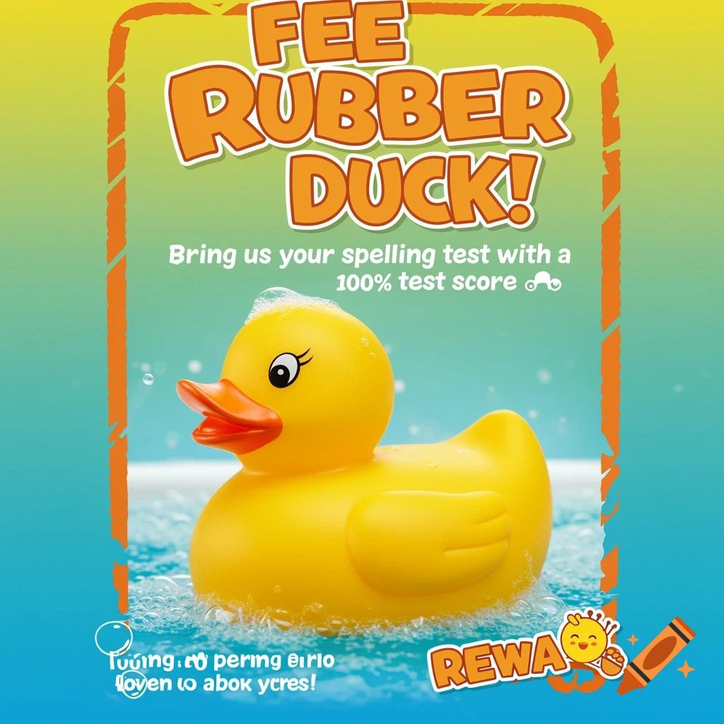 Rubber Duck images created on Craiyon