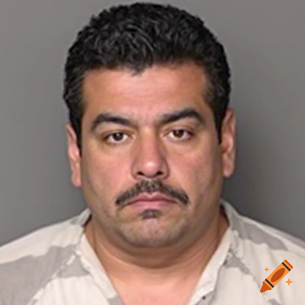 Joaquin 'El Chapo' Guzman mugshot on Craiyon