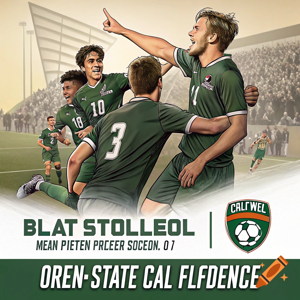 Cal Poly men's soccer team celebrating victory over Cal State Fullerton ...