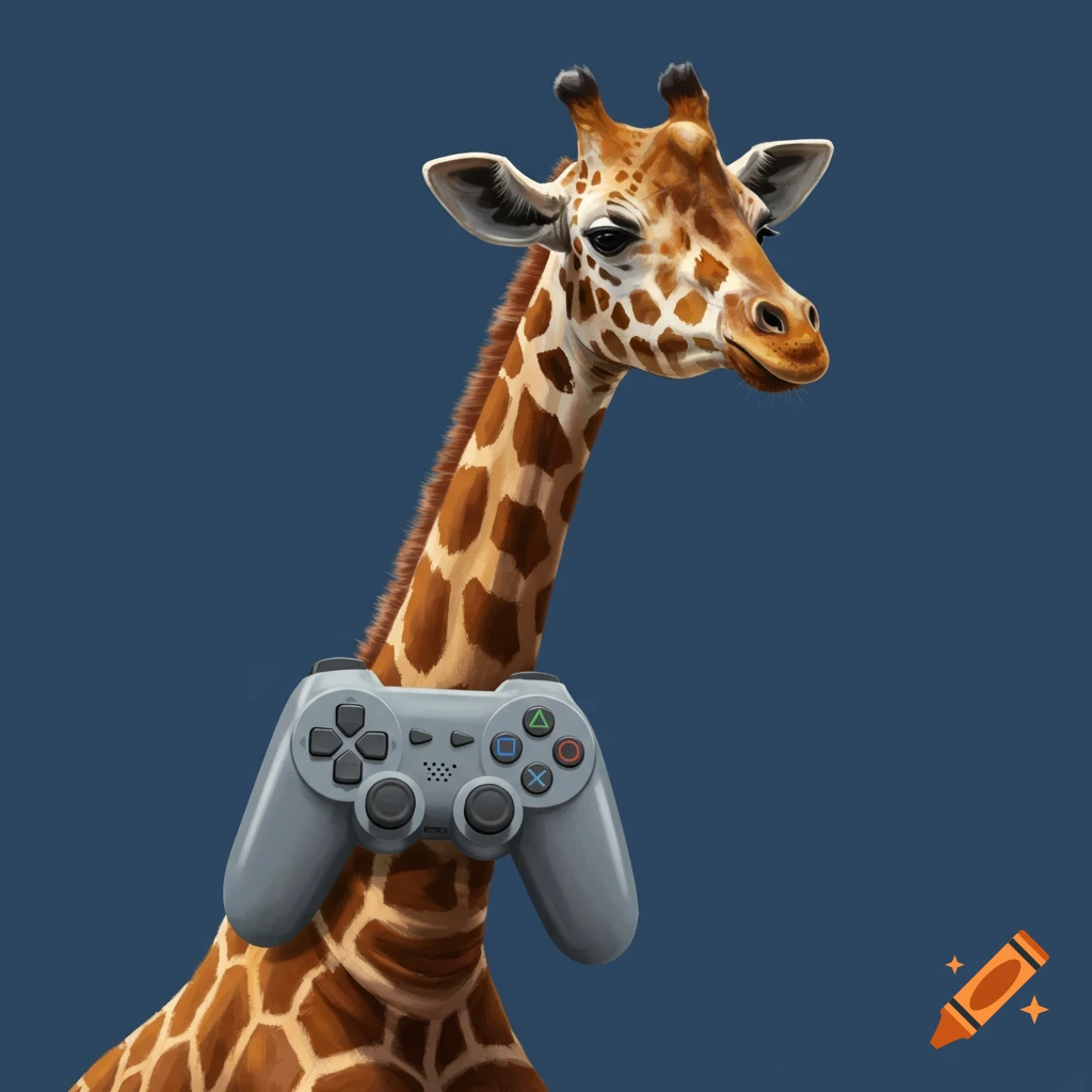 A cute gecko playing with a video game controller on Craiyon