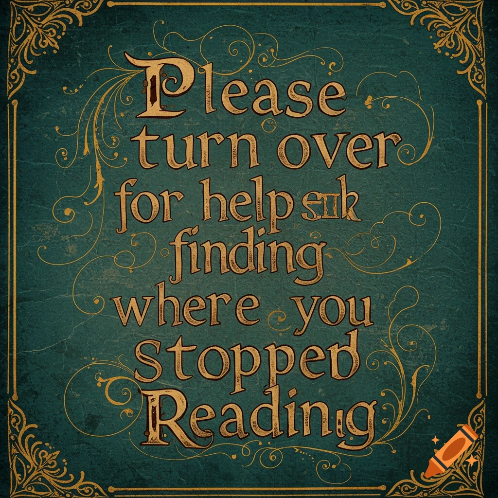 Please turn over for help finding where you stopped reading in medieval ...