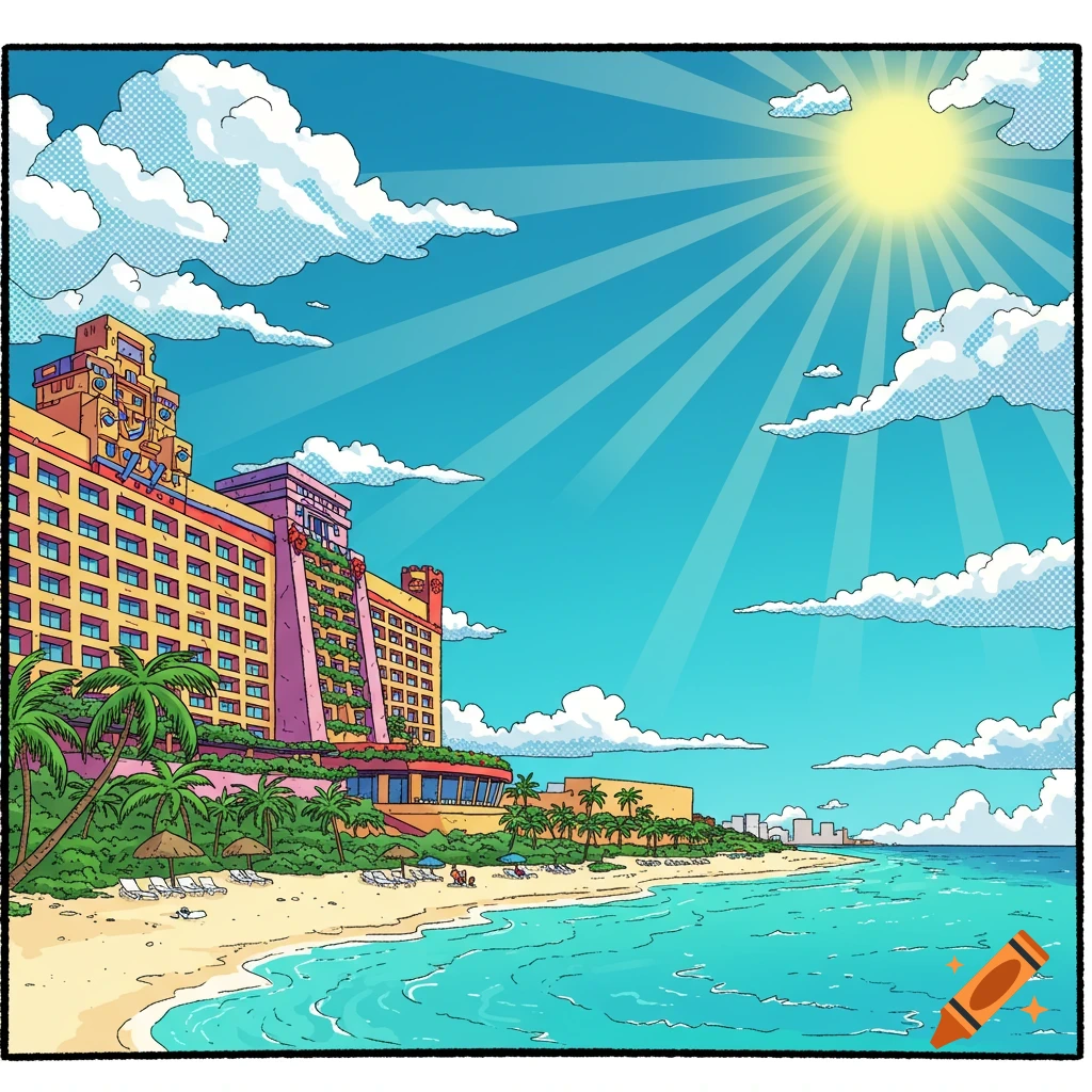 Spring Break created on Craiyon