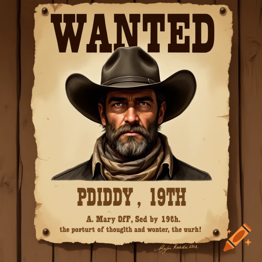 Old West wanted poster of Reba McEntire on Craiyon