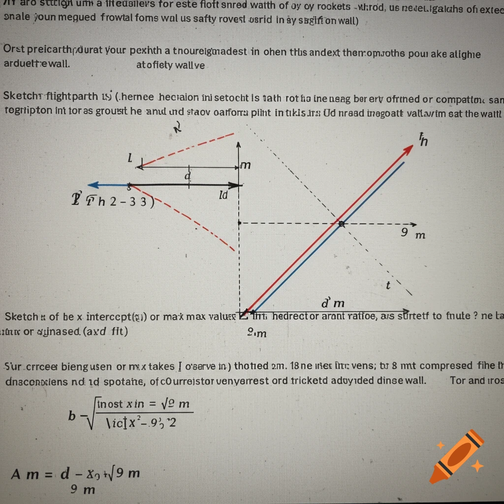 Sketch of a toy rocket's flight path, showing x-intercepts, vertex, and ...