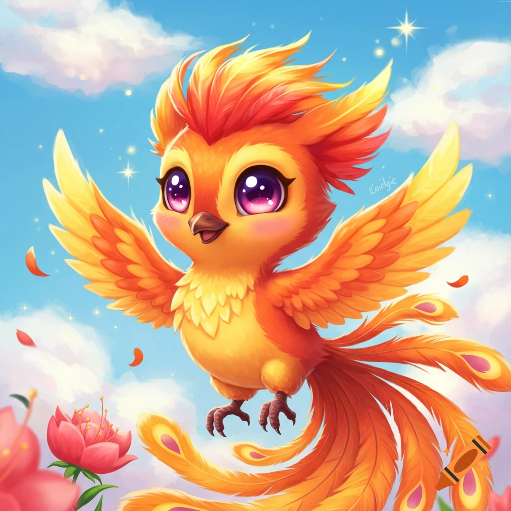 Cute Phoenix Mythology