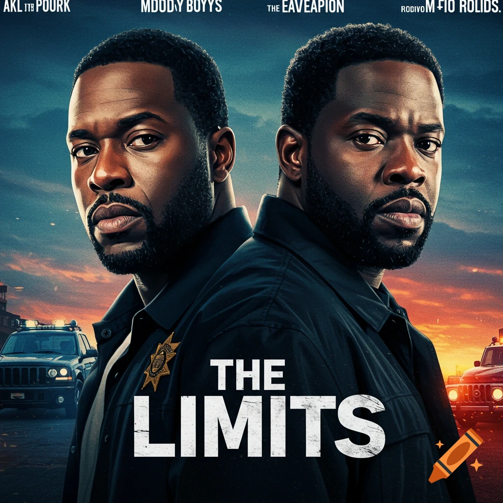Movie poster for "THE LIMITS", a buddy cop action comedy starring two ...