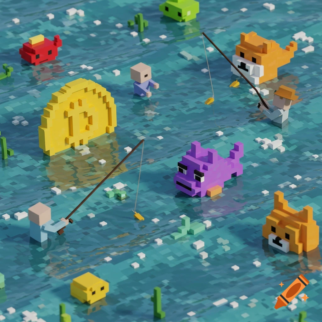 Voxel Art images created on Craiyon