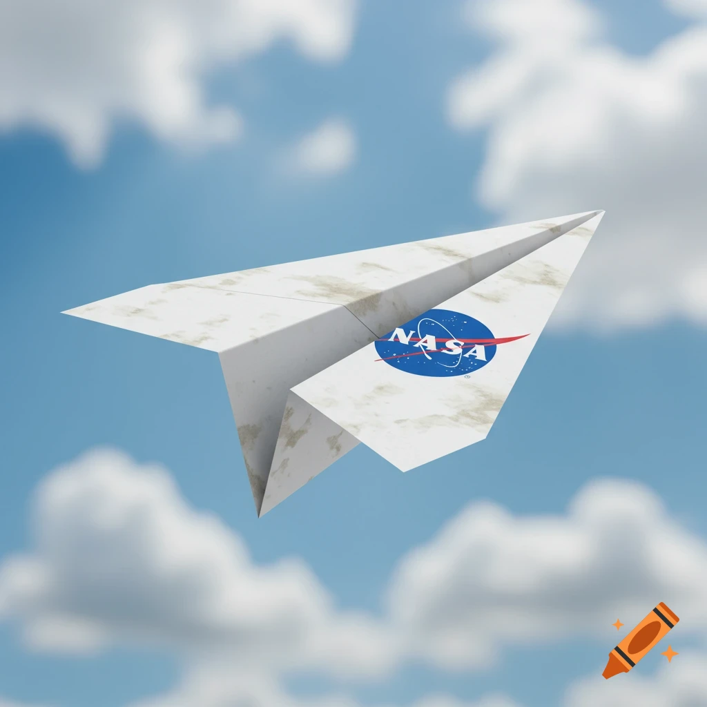 Paper Airplane In Space Nasa