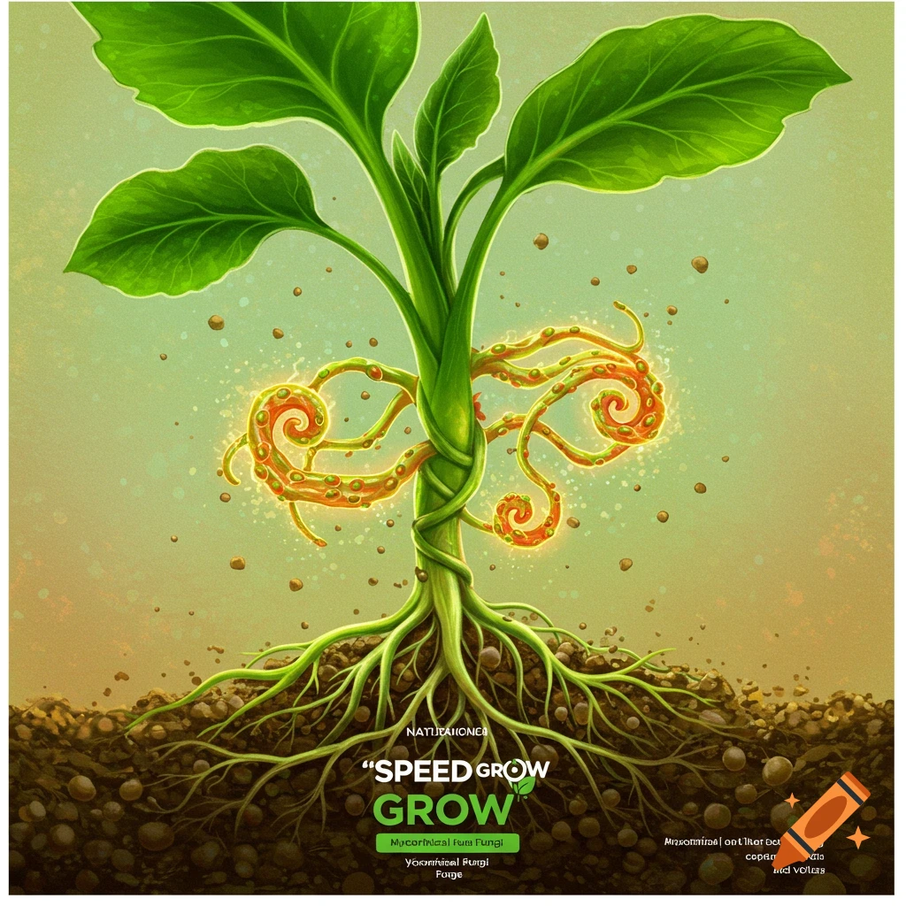 Speed Grow Mycorrhizal Fungi Fertilizer on Craiyon