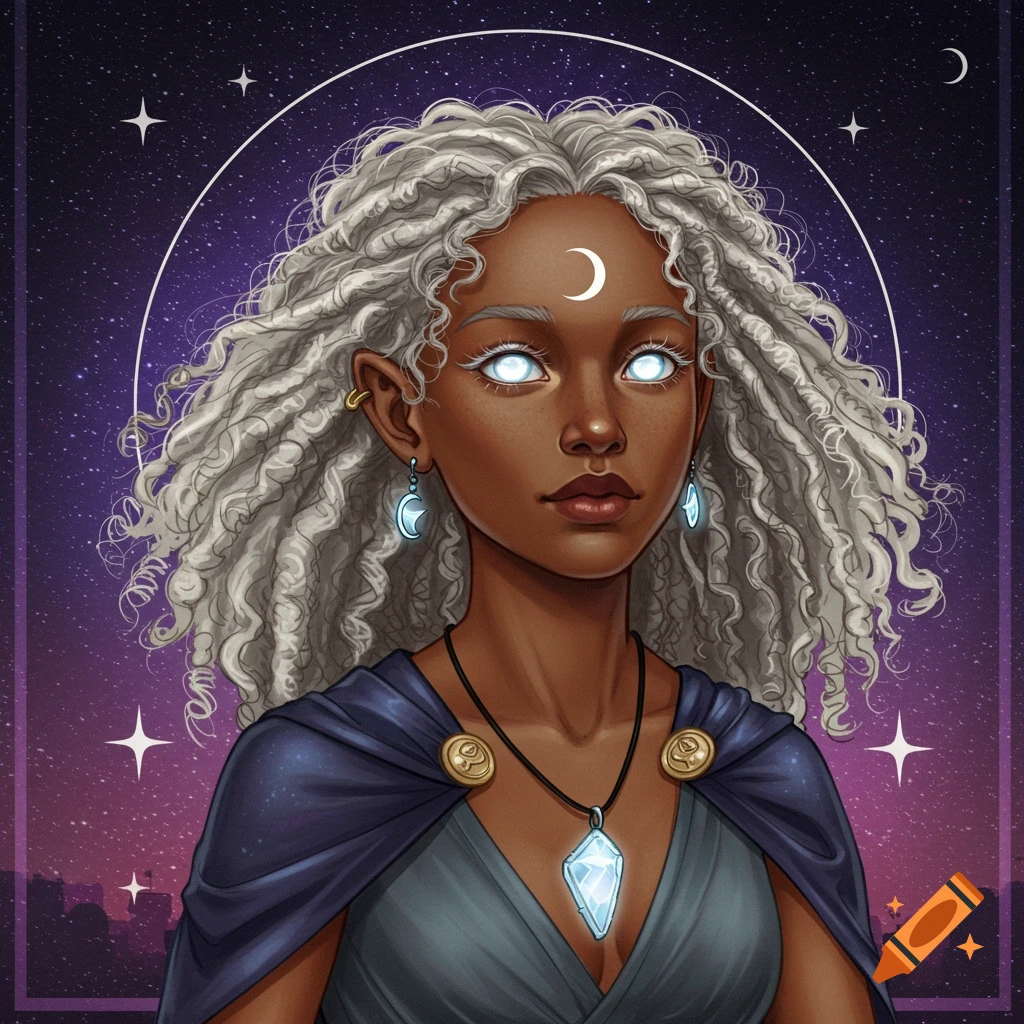 Arcane female character on Craiyon