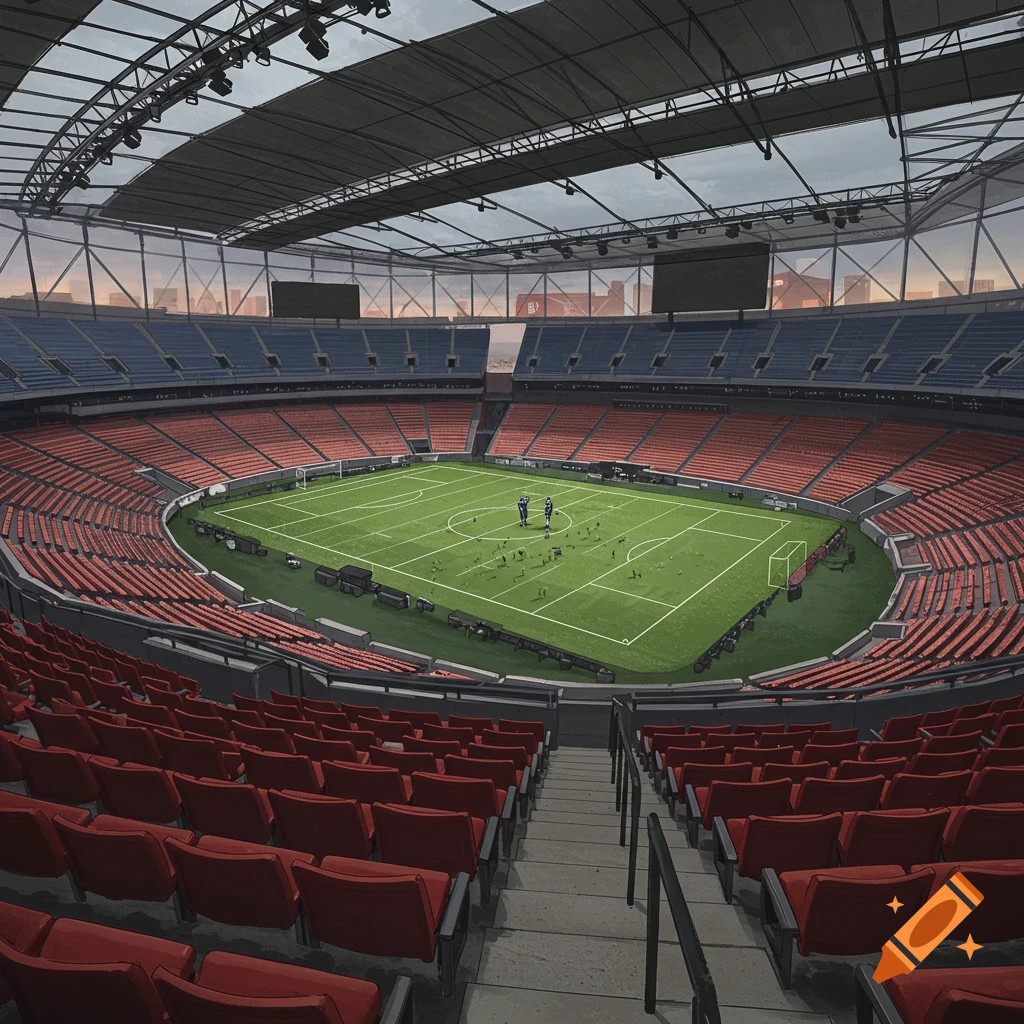 An Adirondacks-inspired football stadium built of wood and stone ...