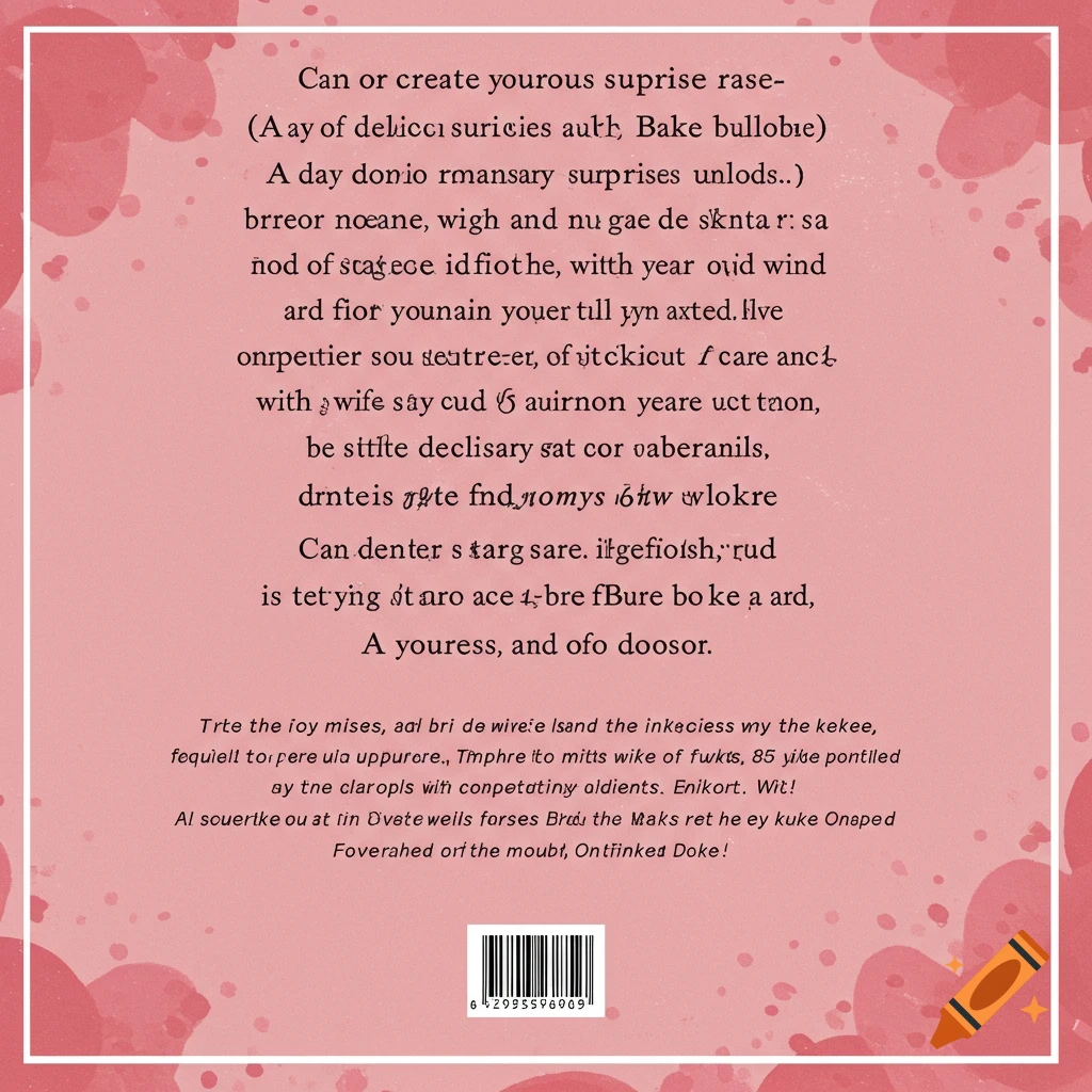 Rear book cover for a young adult novel based on the Great British Bake ...