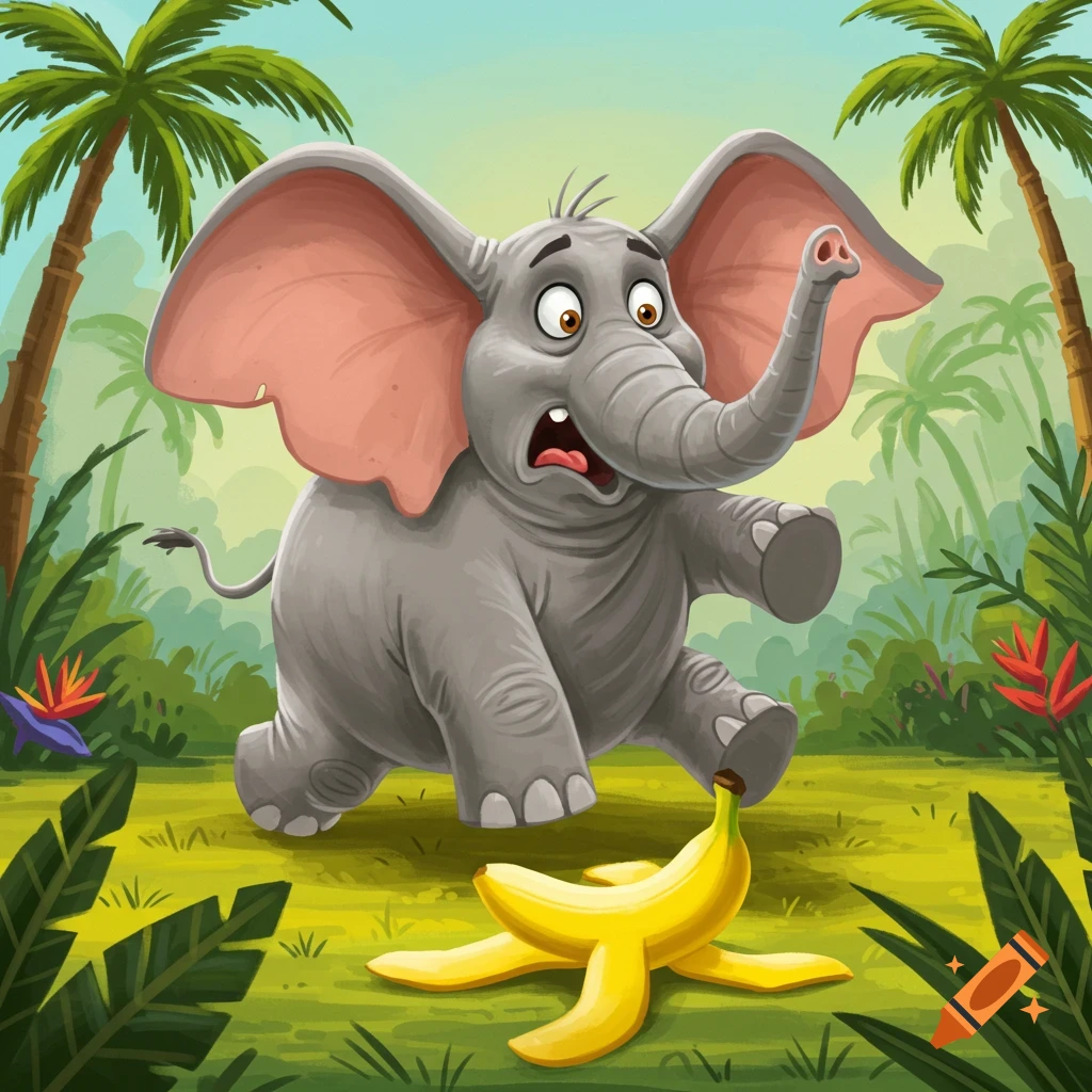 Mouse Riding The Elephant
