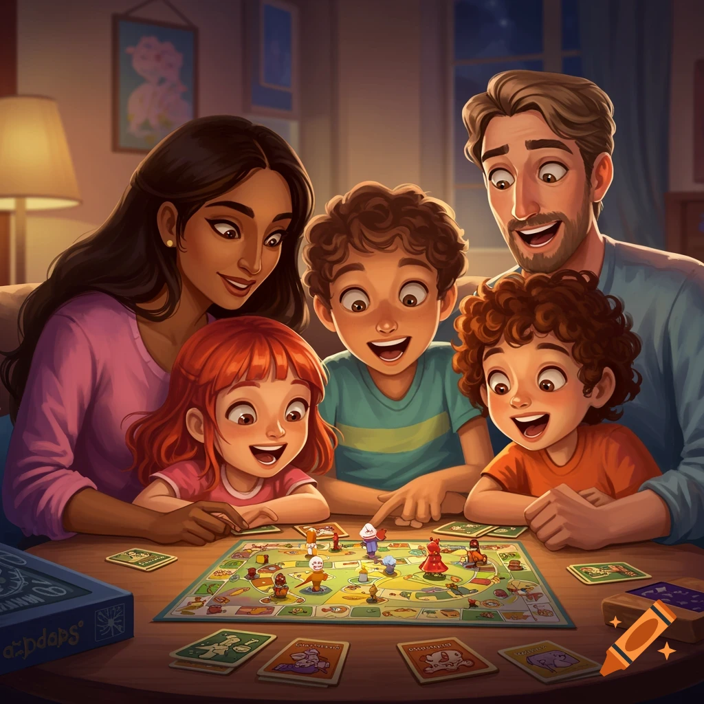 Cartoon Family Game