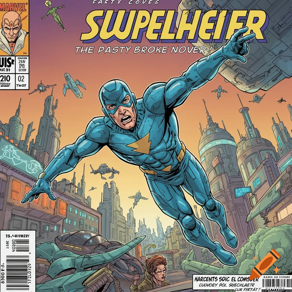 Comic Book Art on Craiyon