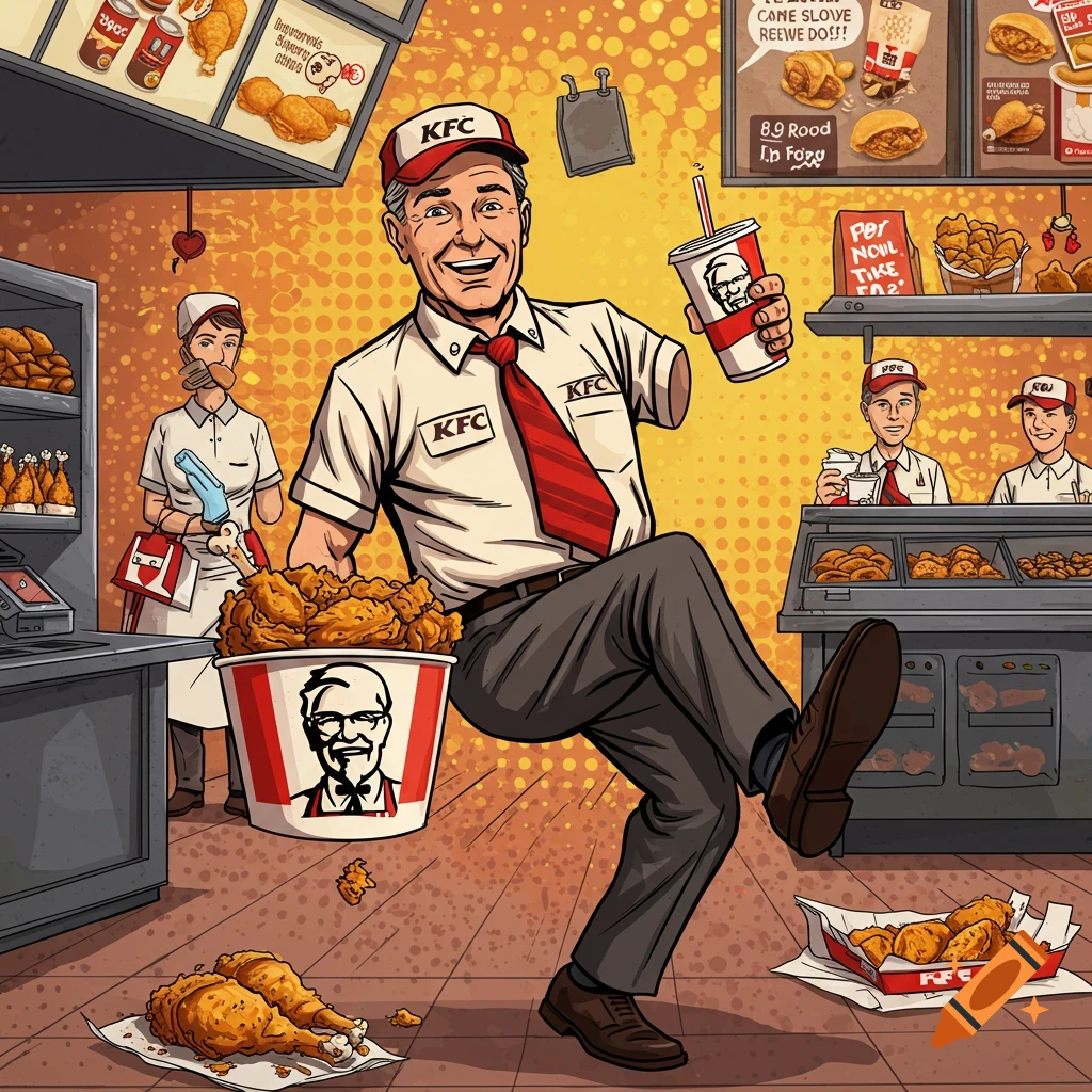 Kfc created on Craiyon