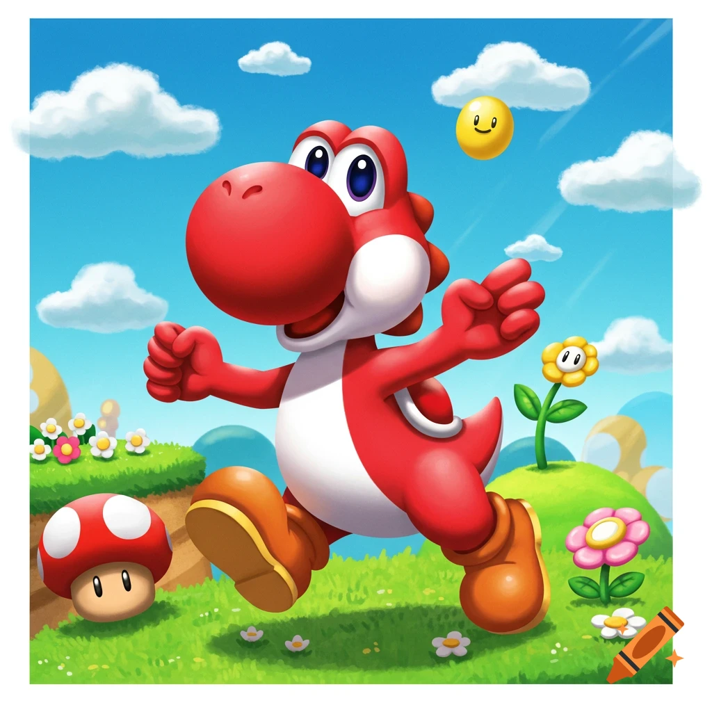 Yoshi images created on Craiyon
