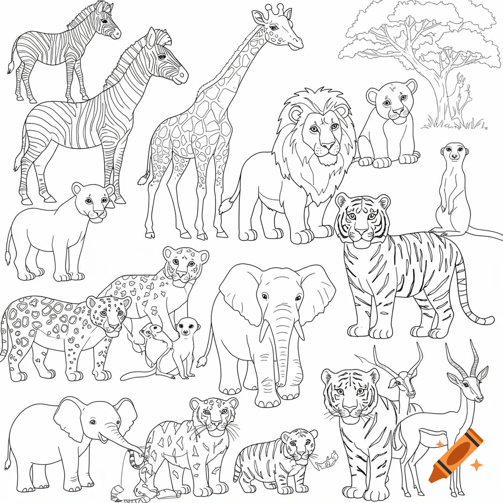 Coloring Pages Of Nature And Animals