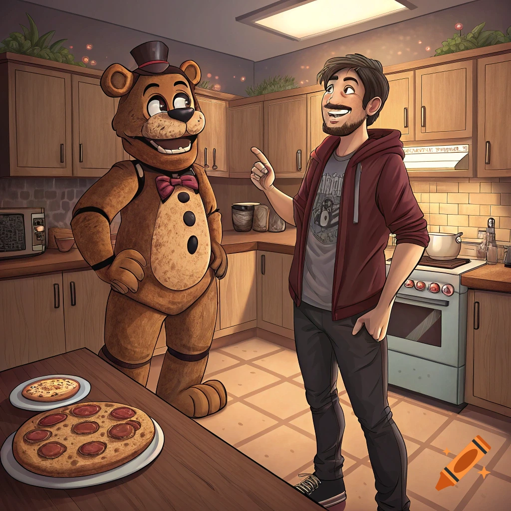 Freddy Fazbear created on Craiyon