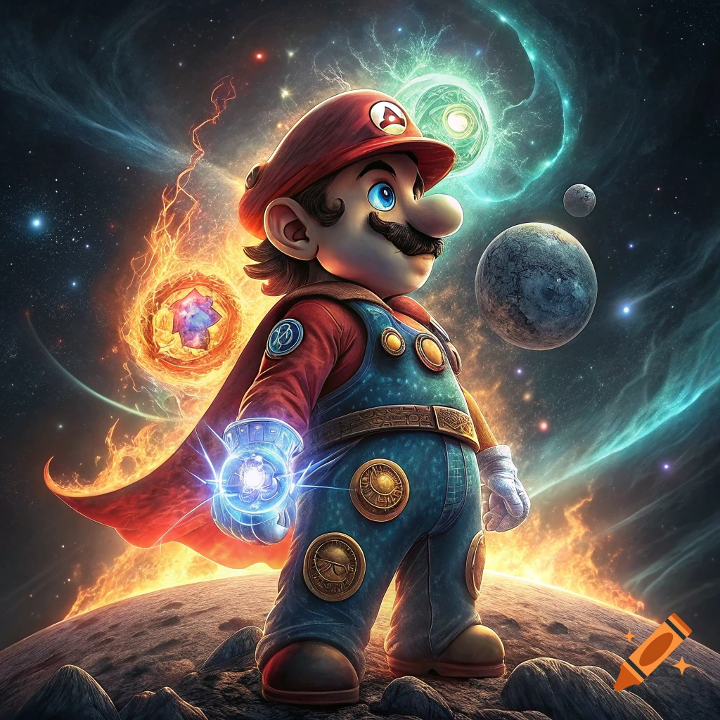 Sonic character depicted with flames on Craiyon