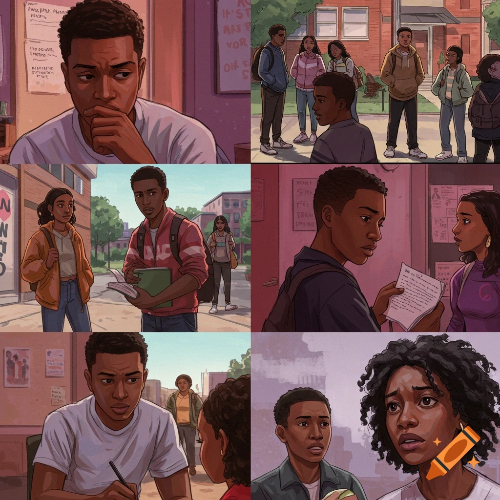 Literature images created on Craiyon